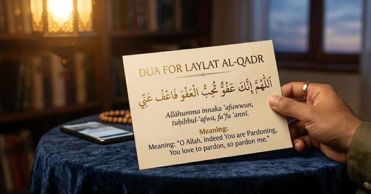 Dua for Laylat al-Qadr: Arabic, Transliteration and Meaning - MATW Project